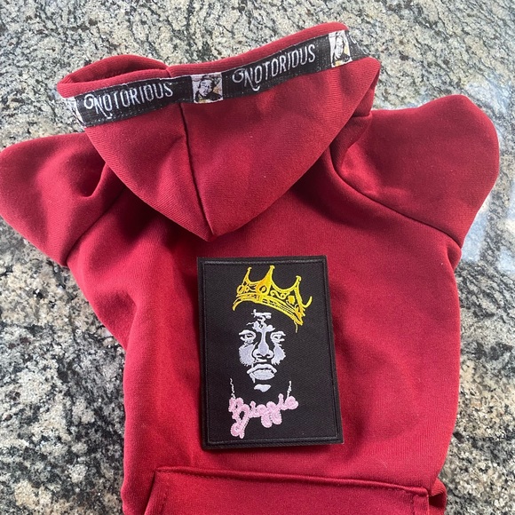 nice ve naughty | Dog | Biggie Smalls Red Dog Hoodie Sweatshirt M Rap ...